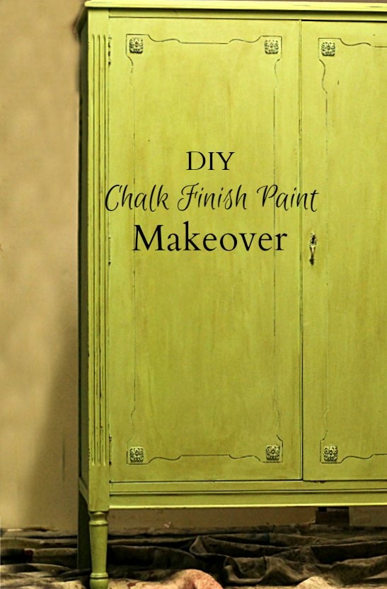DIY Chalk Style Paint Chifferobe Transformation For College | Hearth ...