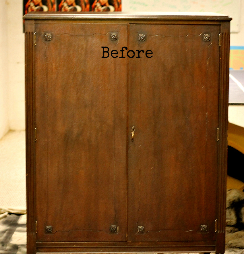 DIY Chalk Style Painted Chifferobe