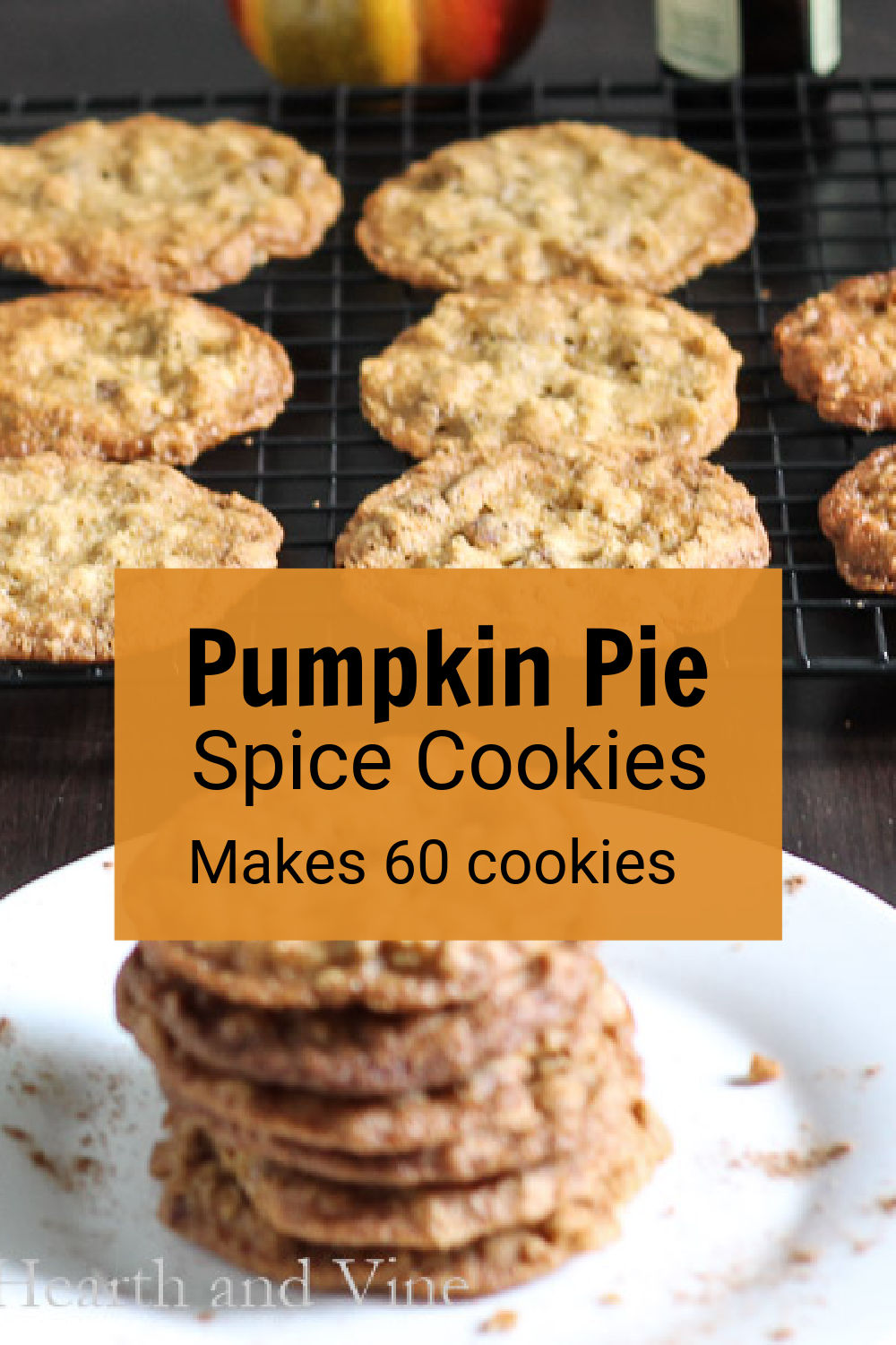 Pumpkin Pie Spice Cookie Recipe | Hearth and Vine