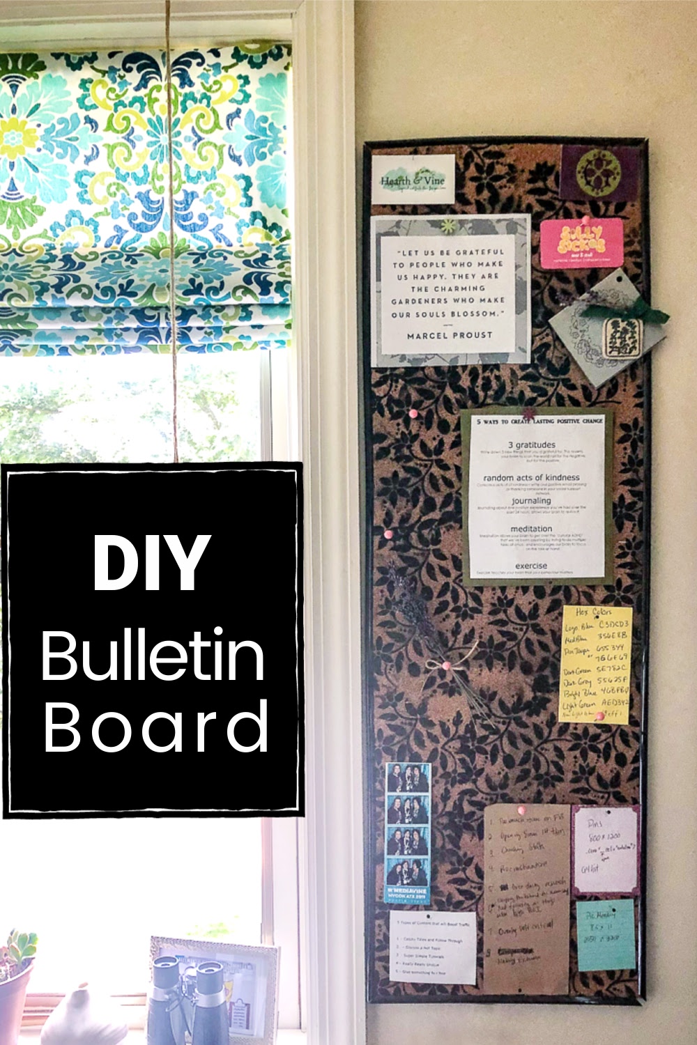 How to Make Your Own Bulletin Board | Hearth and Vine