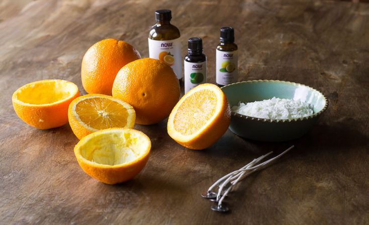 DIY Orange Candles - Easy Tutorial Using Orange Peels