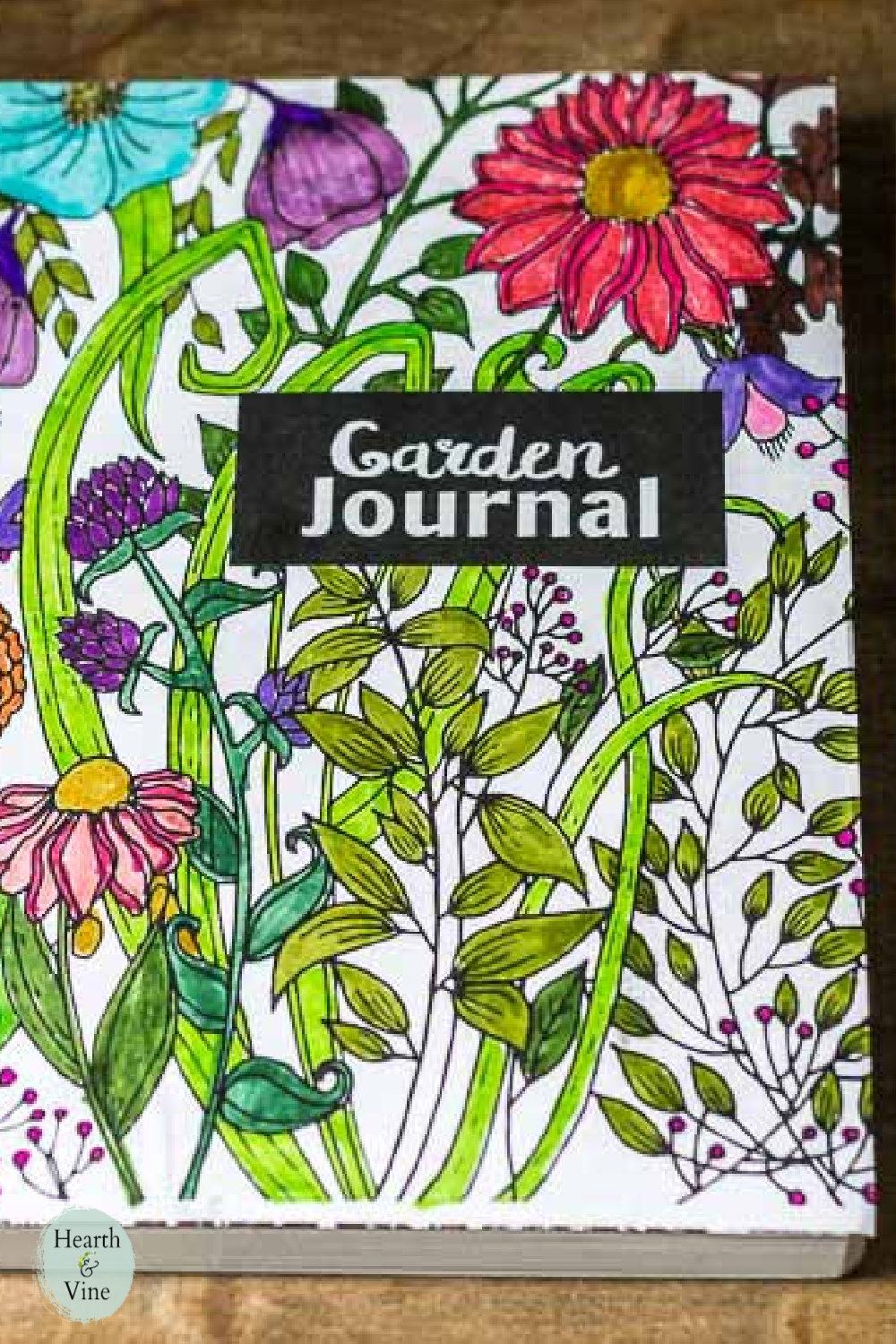 DIY Journal Covers with Coloring Pages | Hearth and Vine