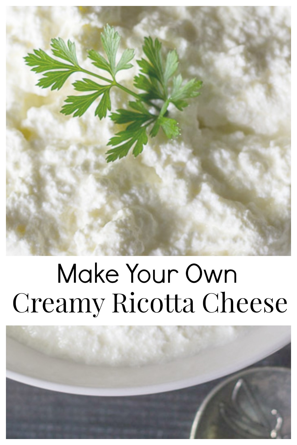 Homemade Ricotta Cheese from Scratch