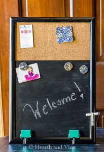 DIY Message Board for Easy Access in Your Entry