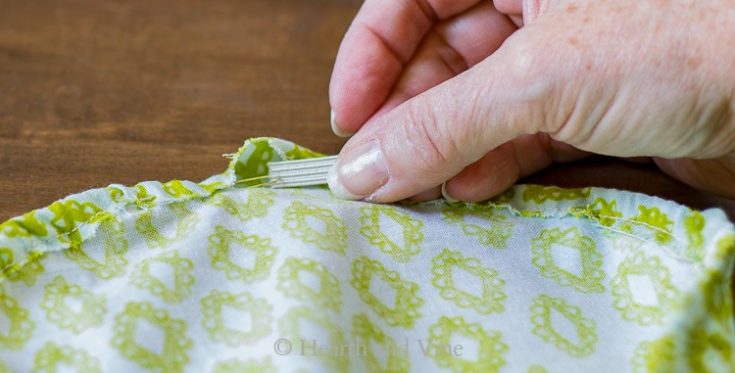 Fabric Bowl Covers Tutorial - Easy Beginner Sewing Project