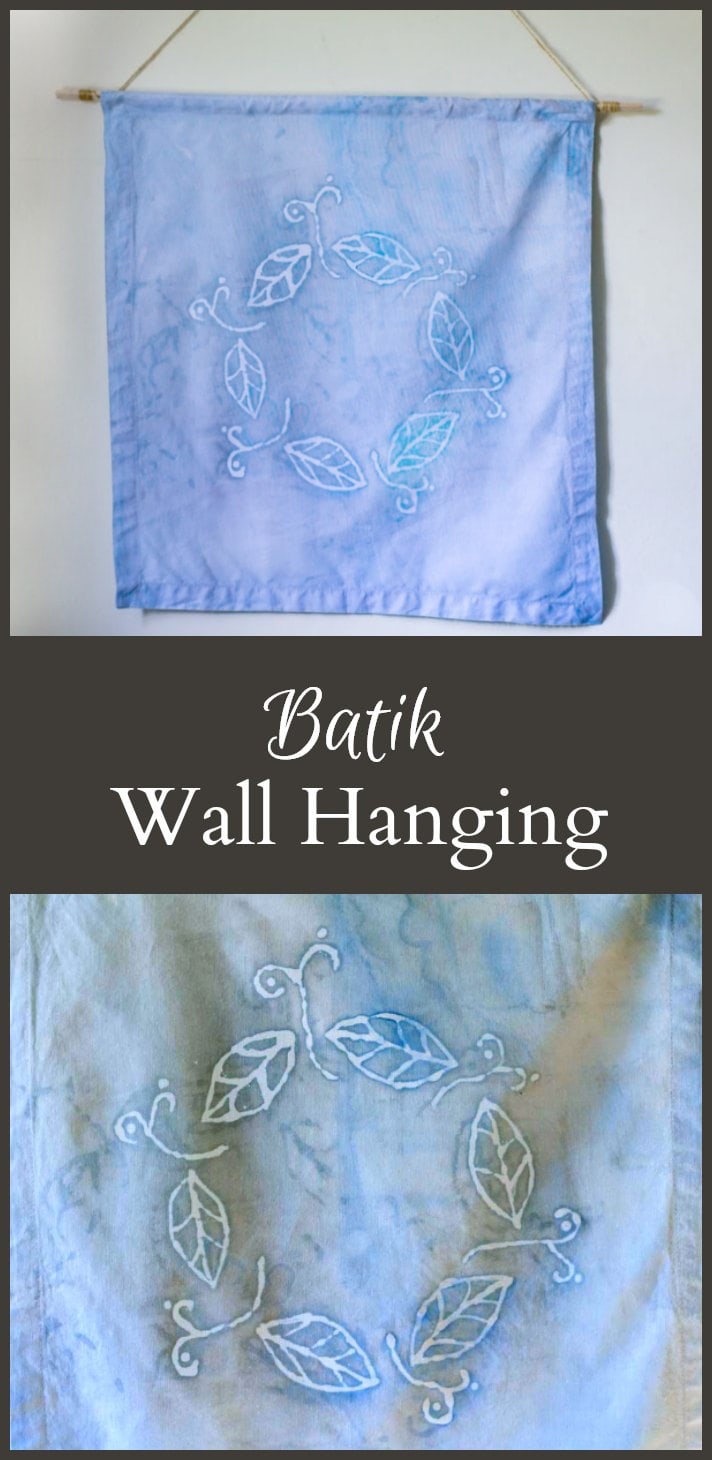 Batik Fabric Art with Glue Creates a Beautiful Wall Hanging | Hearth ...