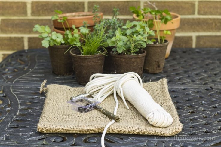Planting in a Burlap Sack - Where Function Meets Beauty
