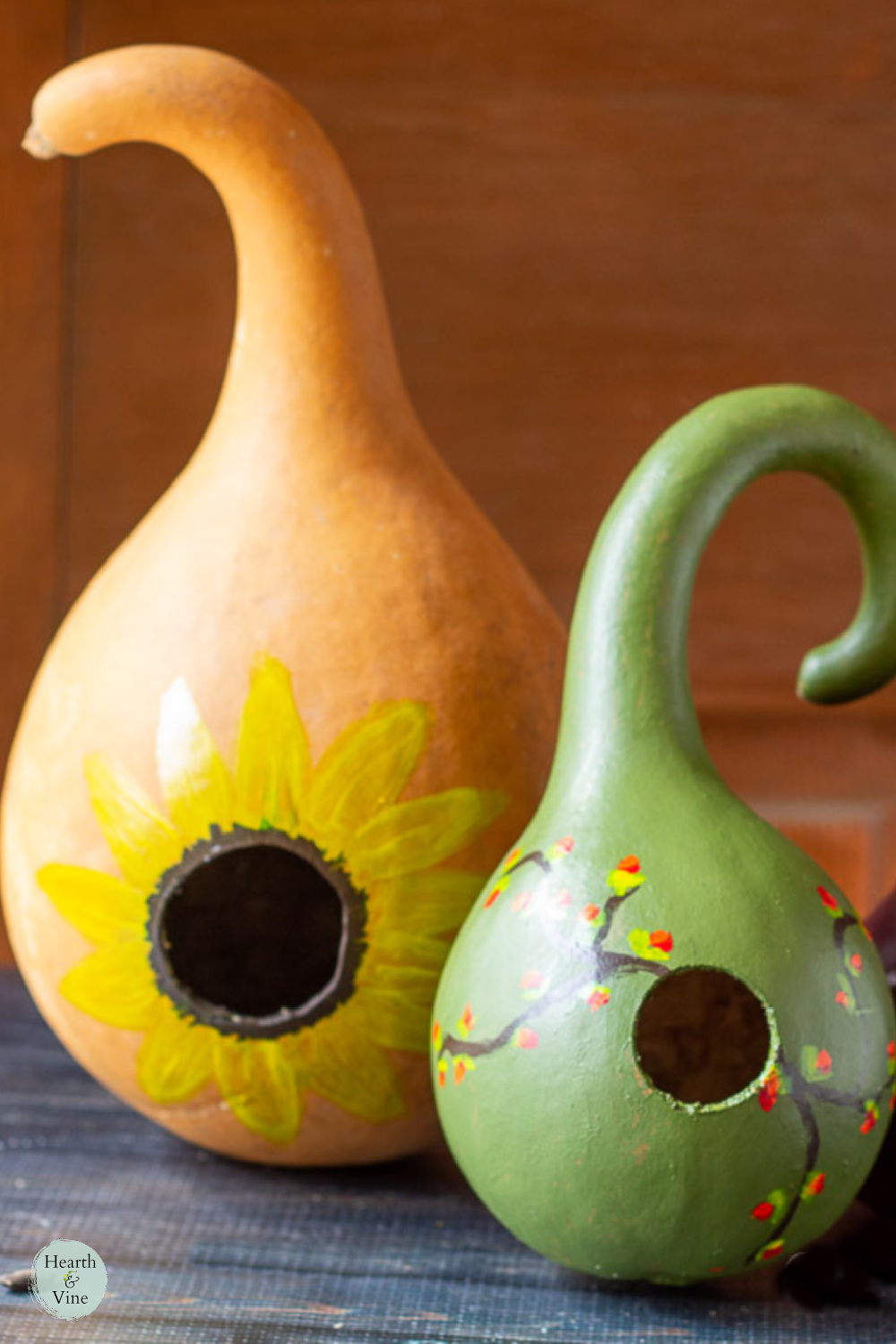 Painting Gourds for Fall Decor | Hearth and Vine