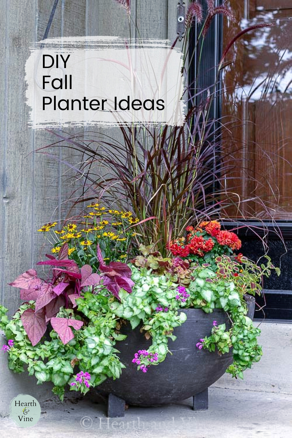 Fall Planter Ideas | Hearth and Vine