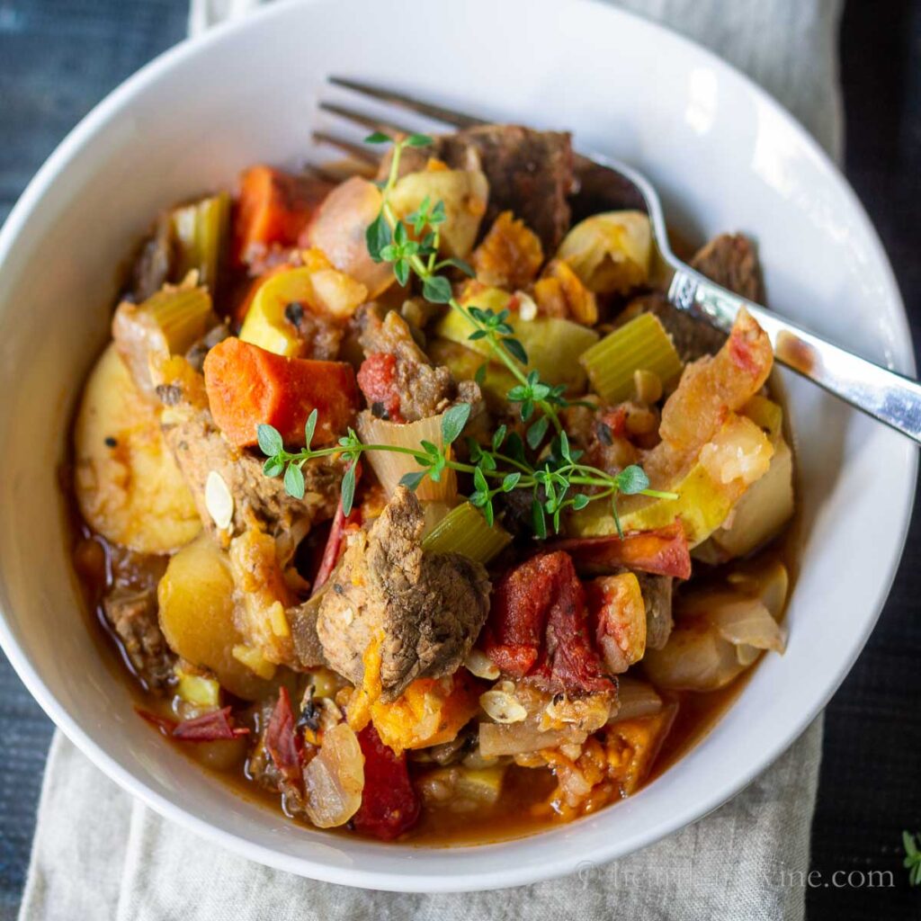 Vegetable Beef Stew in a Crock Pot | Hearth and Vine