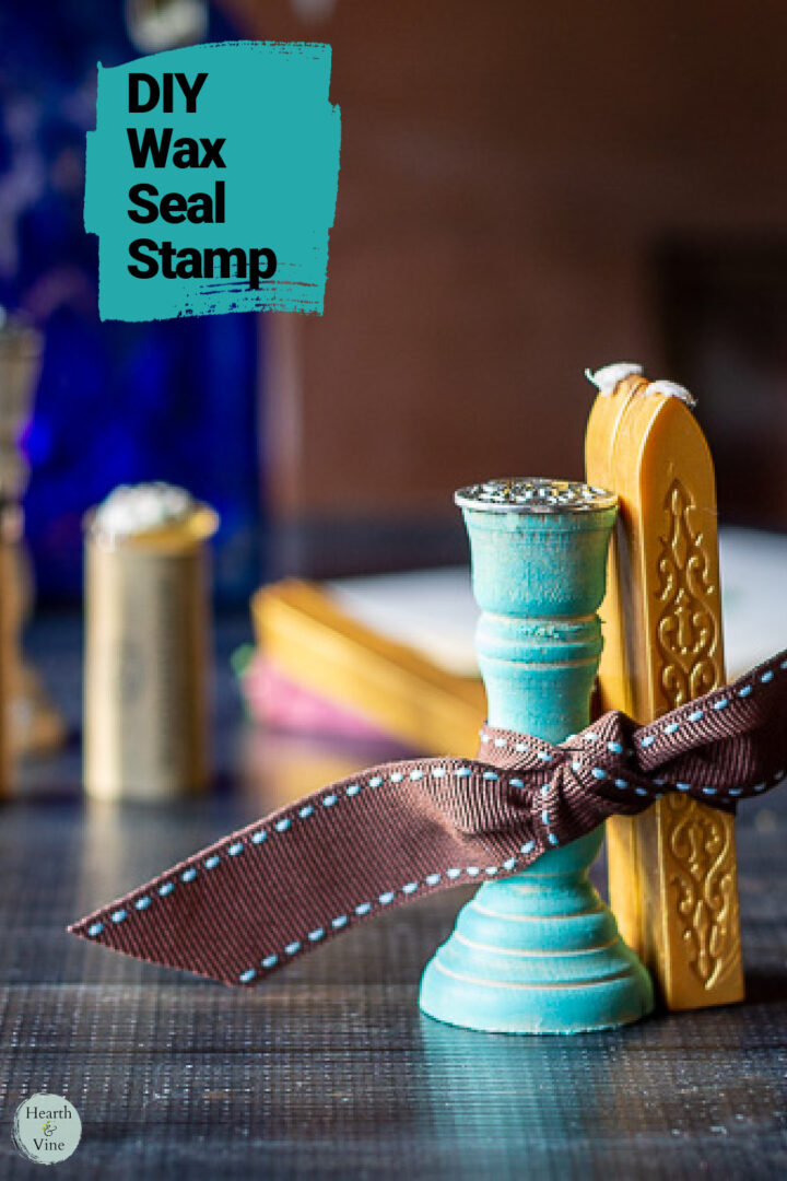 DIY Wax Seal Stamps Made with Heirloom Buttons