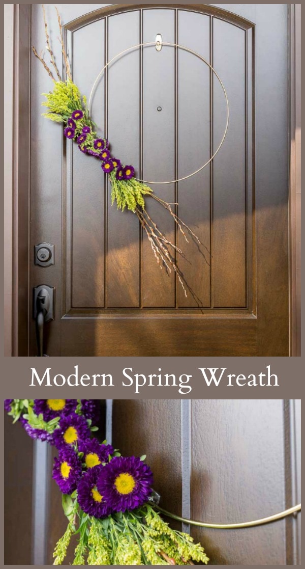 Modern Spring Wreath to Welcome in the Season | Hearth and Vine