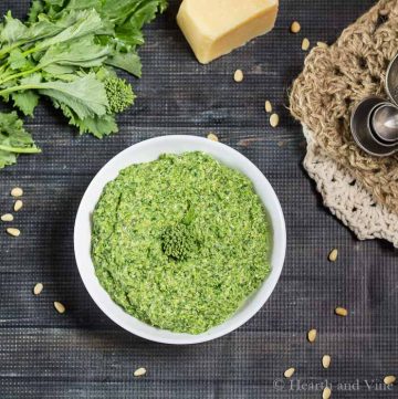 Broccoli Rabe Pesto Recipe And Several Ideas On How to Use It