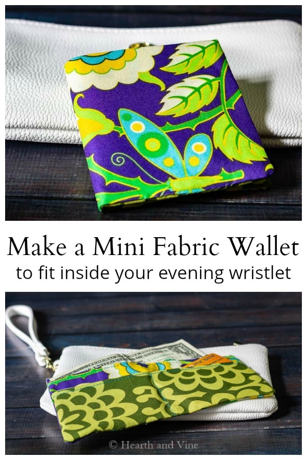 How to Make a Mini Fabric Wallet To Fit Your Evening Bag