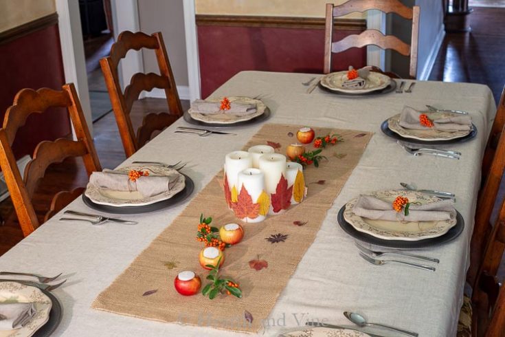 Natural Fall Centerpiece and Table Decoration Ideas | Hearth and Vine