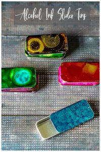 How to Use Alcohol Inks on Metal to Create Stunning Gift Tins