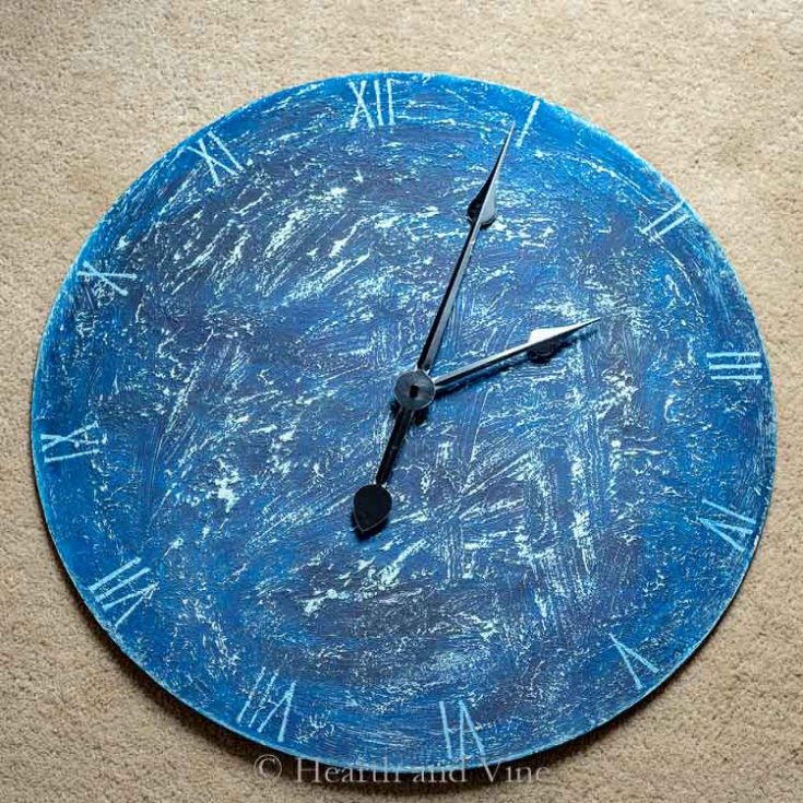 How to Make a Salt Paint Clock