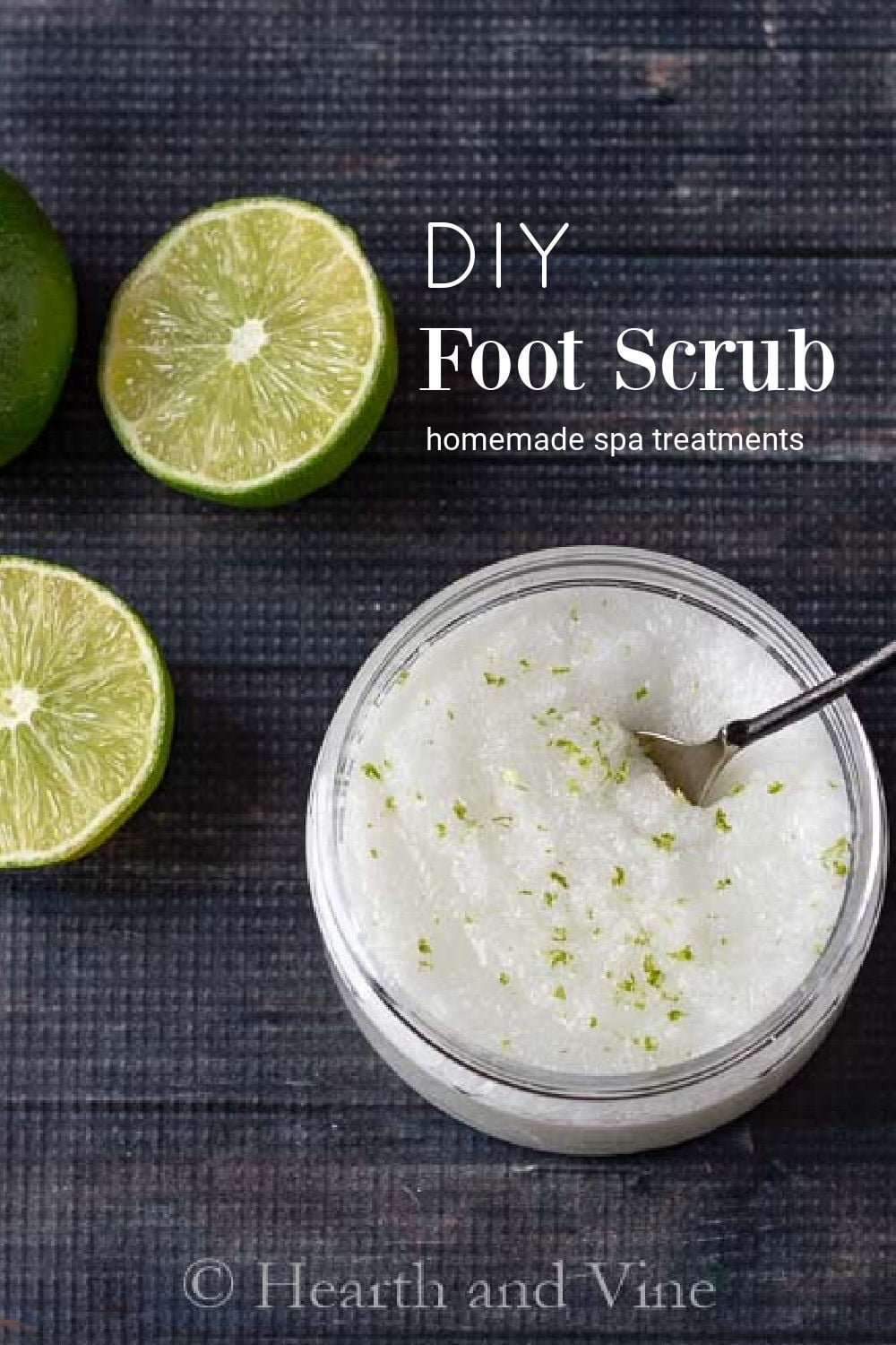 DIY Foot Scrub - At Home Spa Treatment for Dry Winter Skin