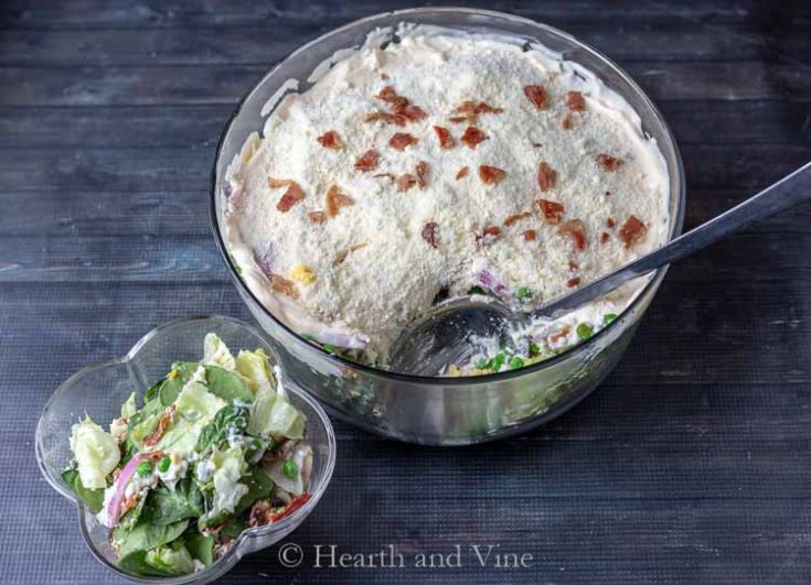 Seven Layer Salad - A Family Classic for Picnic and Barbecues