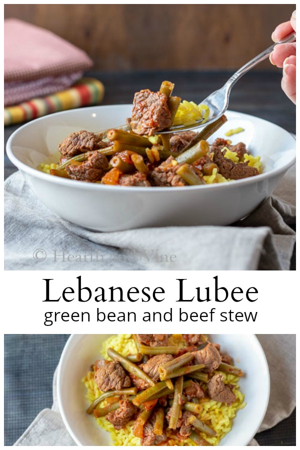 Lubee - Lebanese Green Beans and Beef Stew | Hearth and Vine