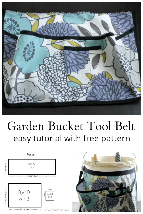 DIY - Garden Bucket Tool Belt for Fashion and Function | Hearth and Vine