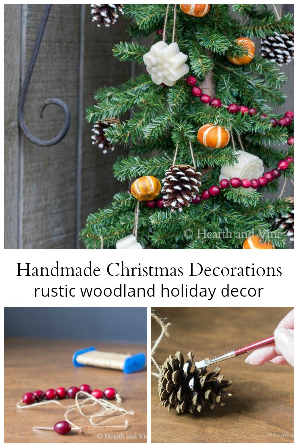 Handmade Rustic Decorations for Your Christmas Tree | Hearth and Vine