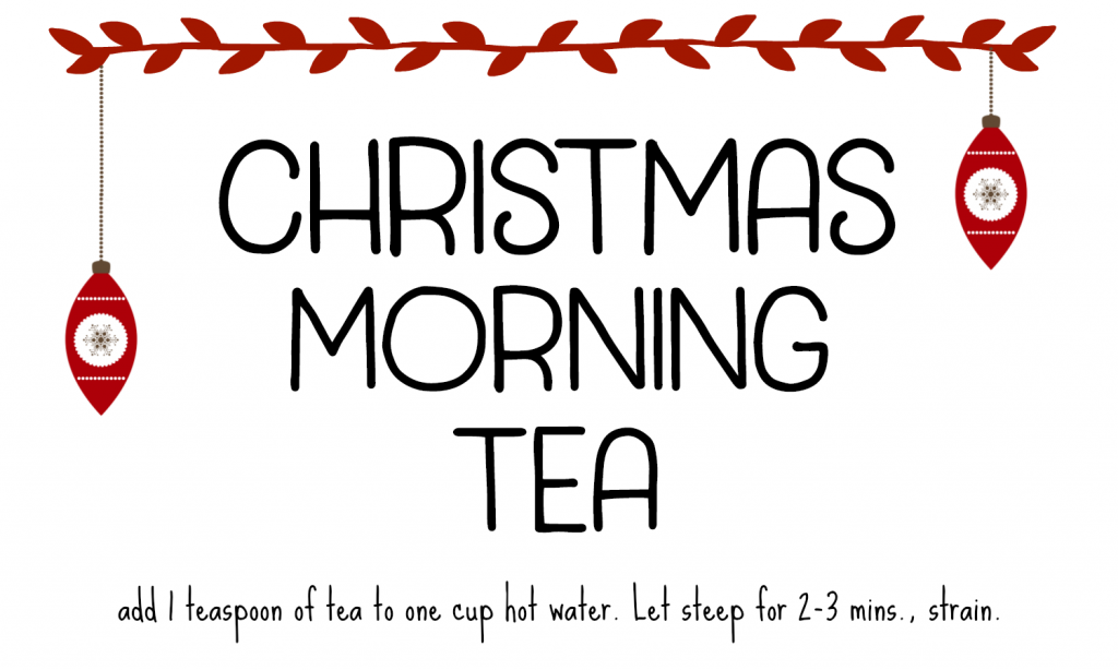Homemade Christmas Morning Tea Blend Holiday Gift Idea