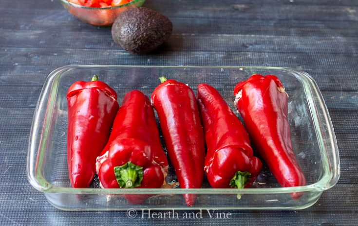 Stuffed Carmen Peppers - Sweet and Tasty from the Garden