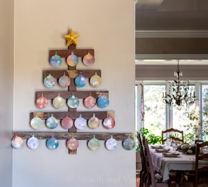 DIY Wooden Advent Calendar with a Vintage Look