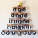DIY Wooden Advent Calendar with a Vintage Look