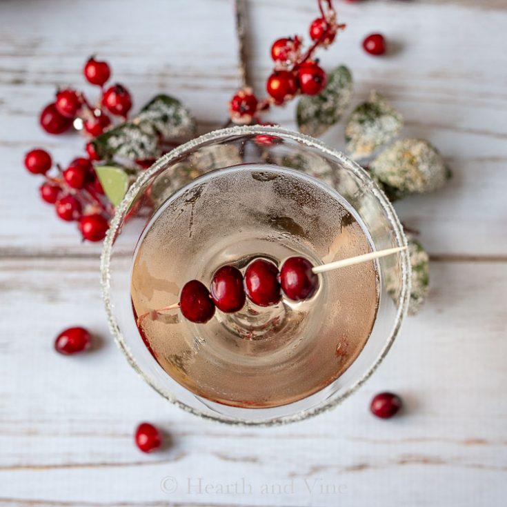 Merry Berry Martini - A Fun Signature Cocktail Recipe