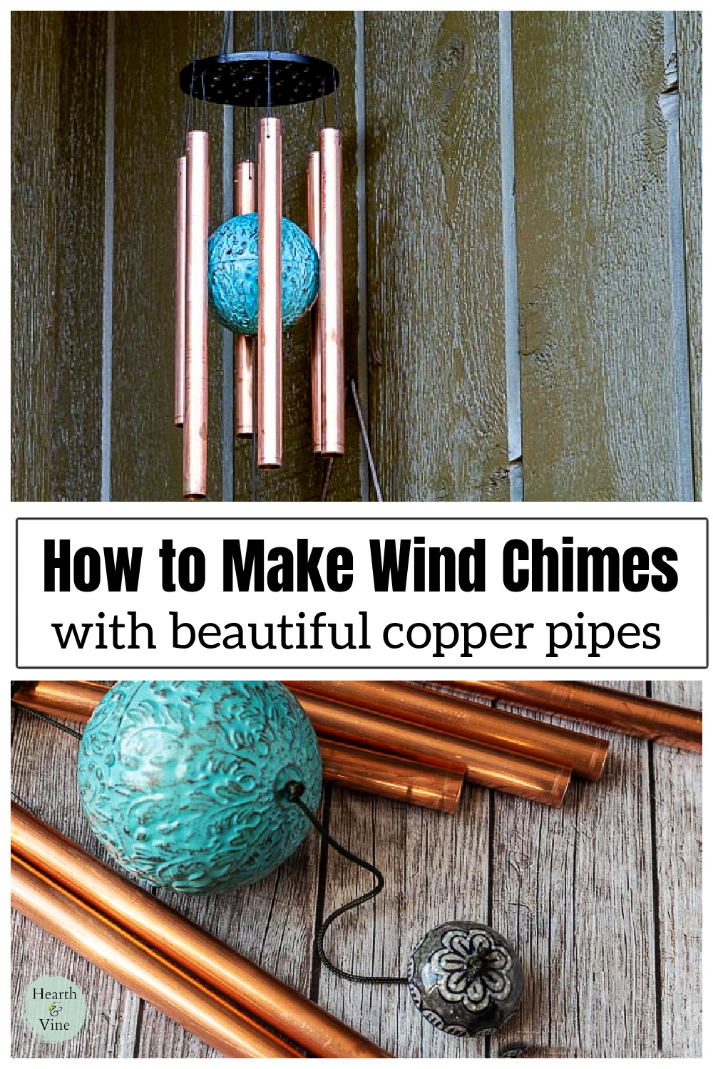 How to Make Wind Chime with Copper Pipes | Hearth and Vine