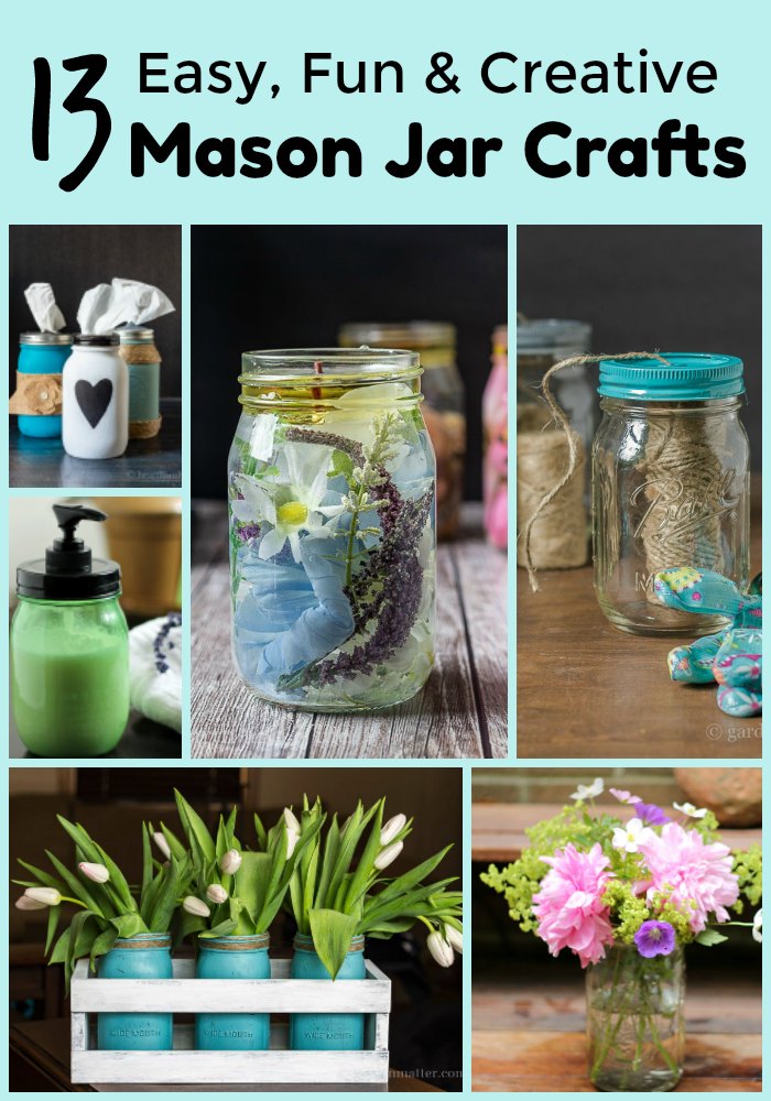 13 Mason Jar Crafts - Easy and Fun Ideas to Make Today | Hearth and Vine