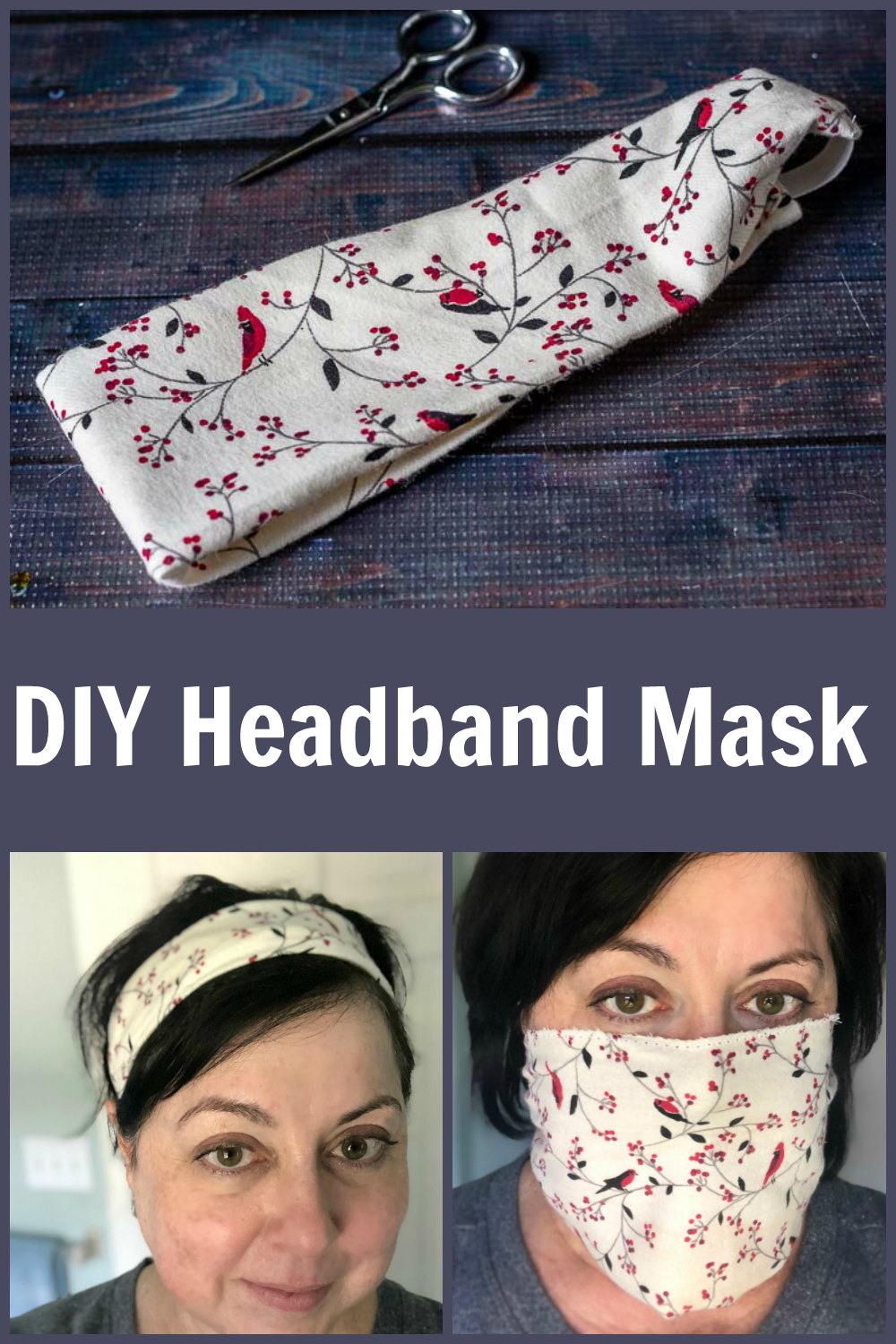 Make a Headband that Doubles as a Mask | Hearth and Vine