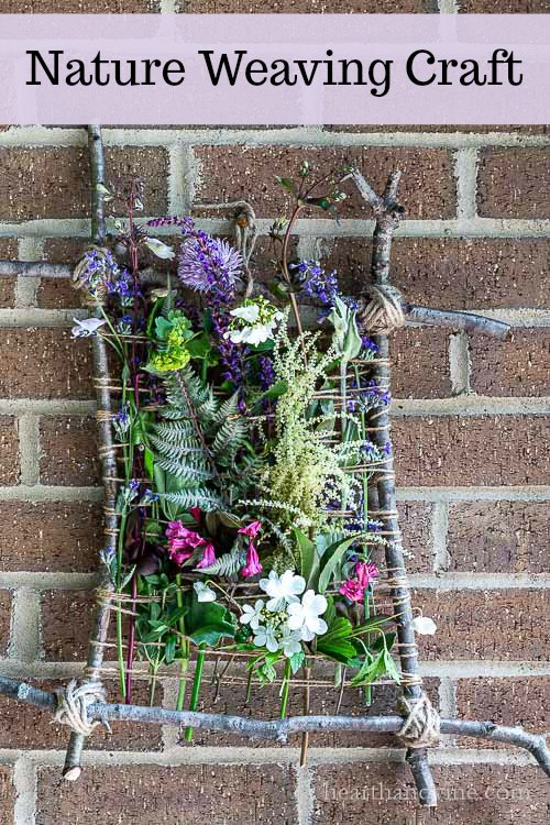 Nature Weaving Craft - Fun in the Summertime | Hearth and Vine