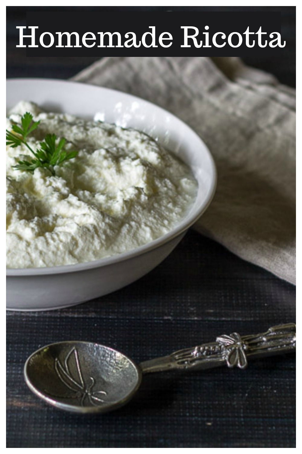 Homemade Ricotta Cheese from Scratch