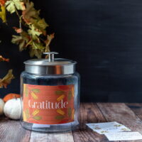 How to Make A Gratitude Jar for Thanksgiving Dinner