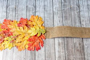 How to Make an Easy Faux Leaf Fall Table Runner