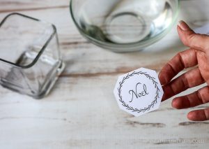 DIY Packing Tape Labels Make Beautiful Holiday Candles