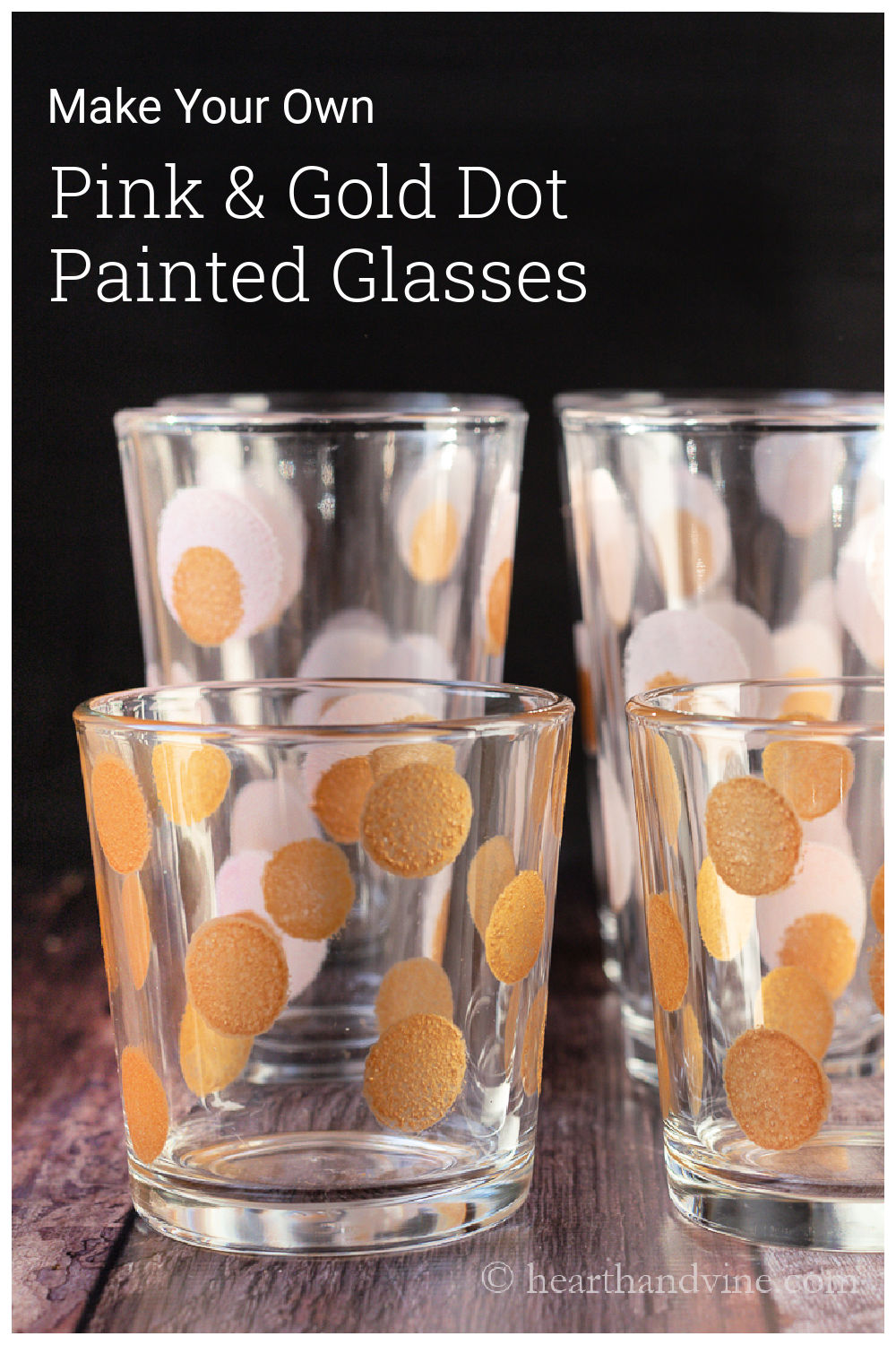 DIY Painted Glasses - An Easy Way to Dress up The Table