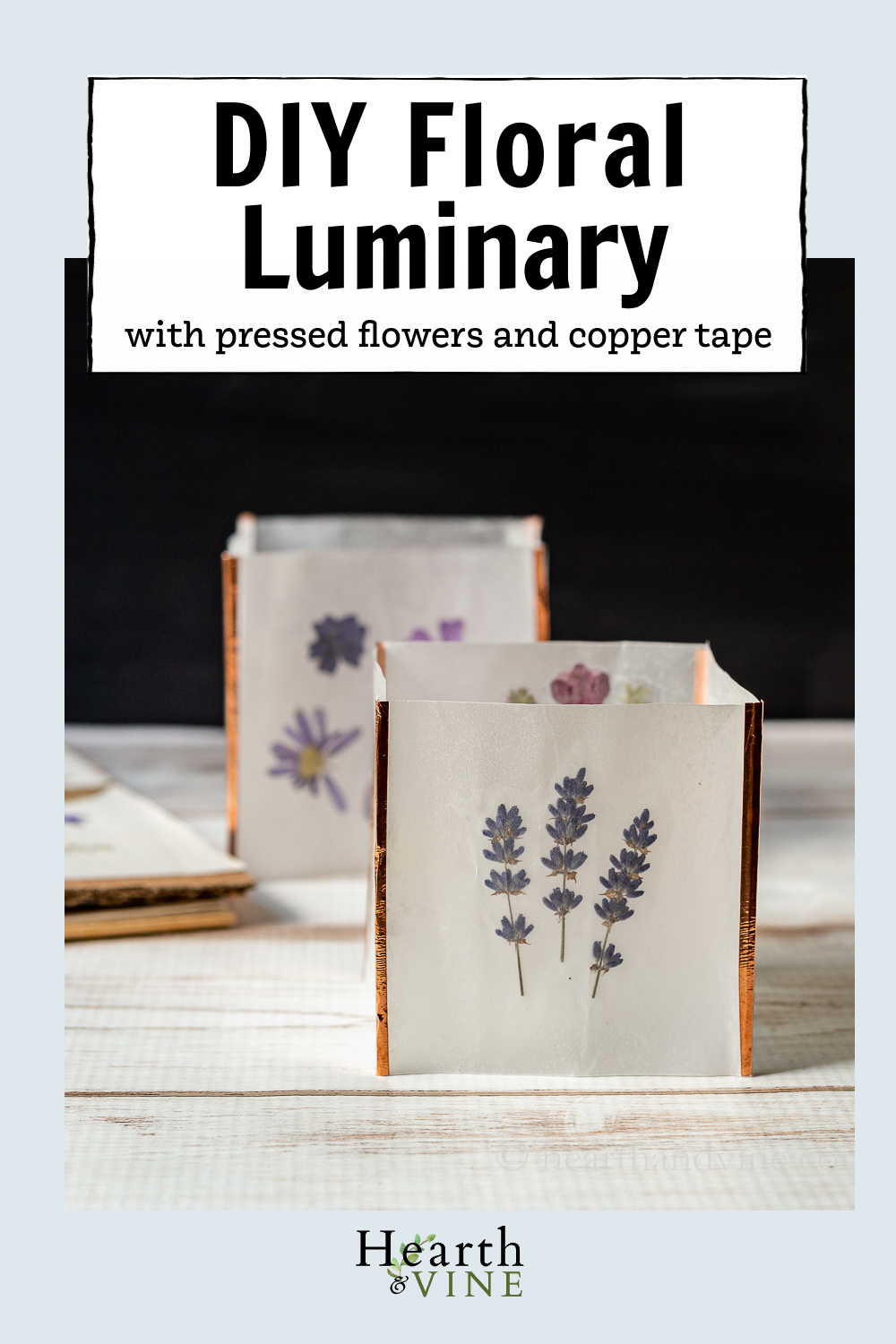Pressed Flower Luminaria You Can Easily Make at Home