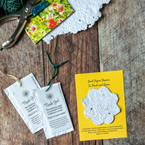 DIY Seed Paper Craft for Cards and Gift Tags | Hearth and Vine