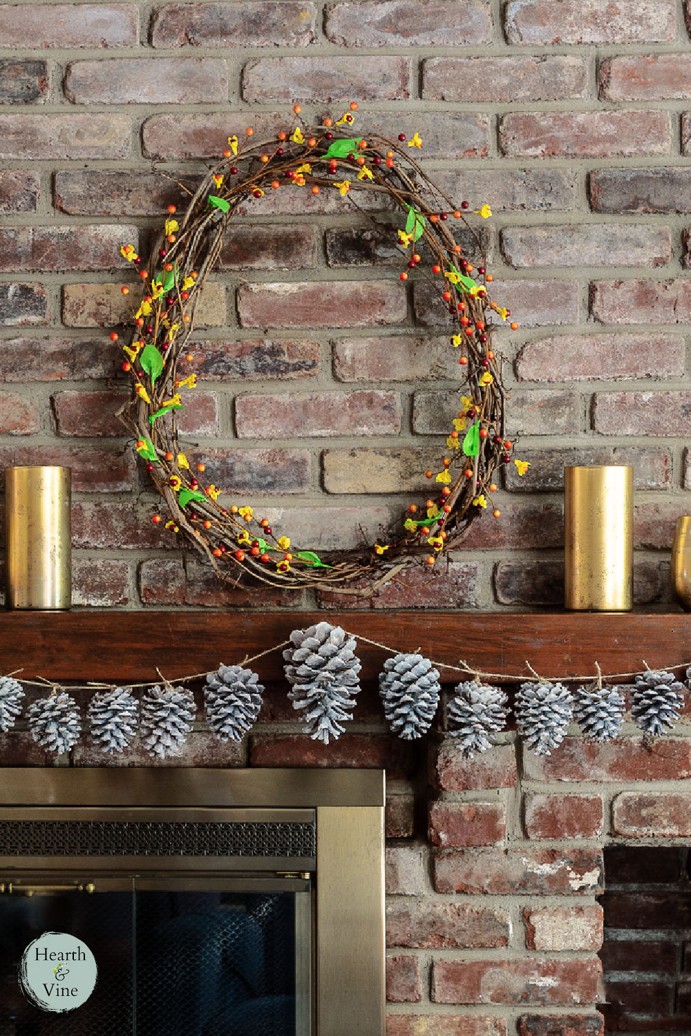 Simple Fall Mantel Ideas You Can Easily Create | Hearth and Vine