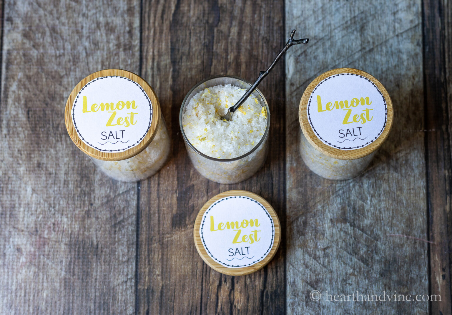 Lemon Zest Salt for Holiday Gift Giving