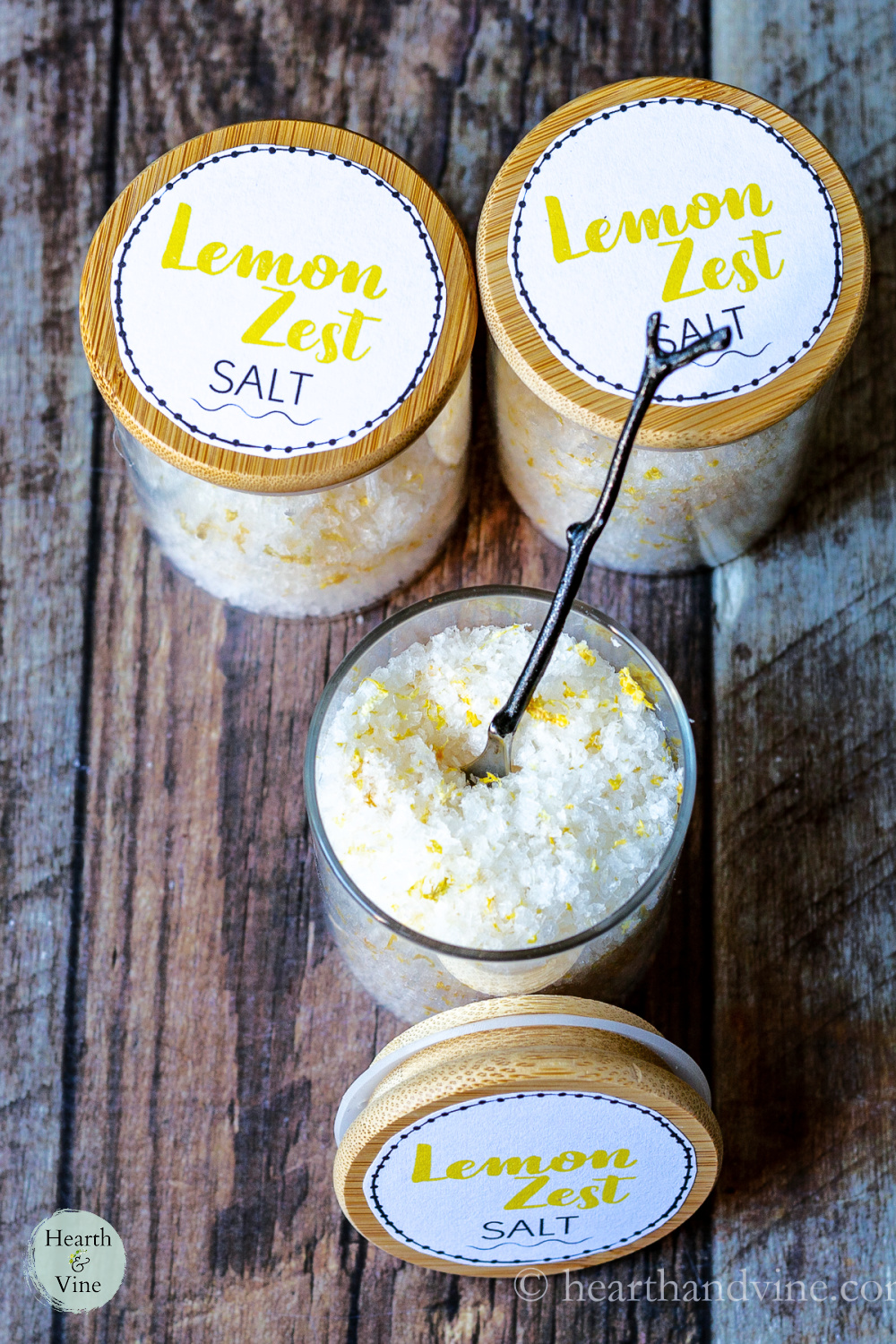 Lemon Zest Salt for Holiday Gift Giving | Hearth and Vine