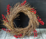 DIY Red Berry Wreath You Can Make In Minutes | Hearth and Vine