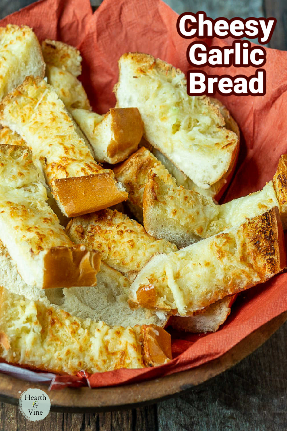 Cheesy Garlic Bread Recipe - An Easy Italian Side Dish Favorite