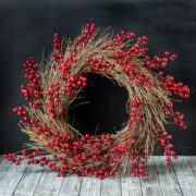 DIY Red Berry Wreath You Can Make In Minutes | Hearth and Vine