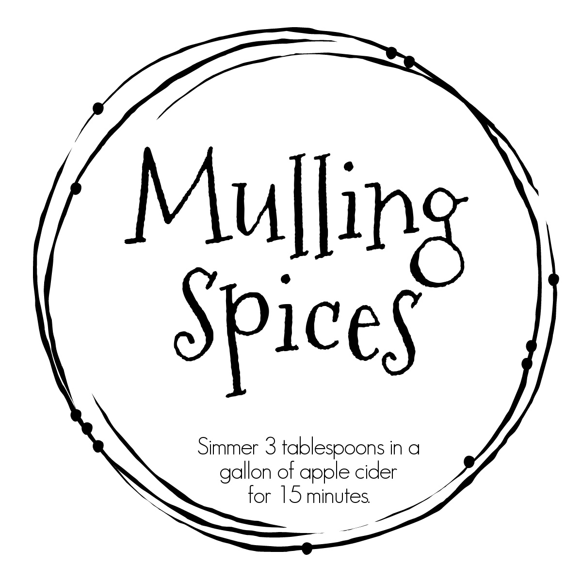 Mulled Cider Spice Mix - Homemade Holiday Gift Ideas | Hearth and Vine