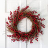 DIY Red Berry Wreath You Can Make In Minutes | Hearth and Vine